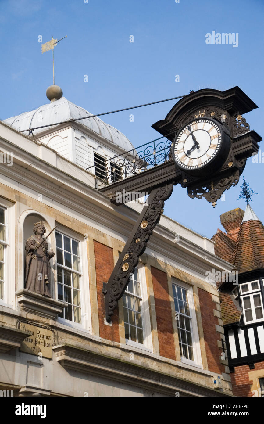 Town Clock Winchester Hampshire England UK Stock Photo - Alamy