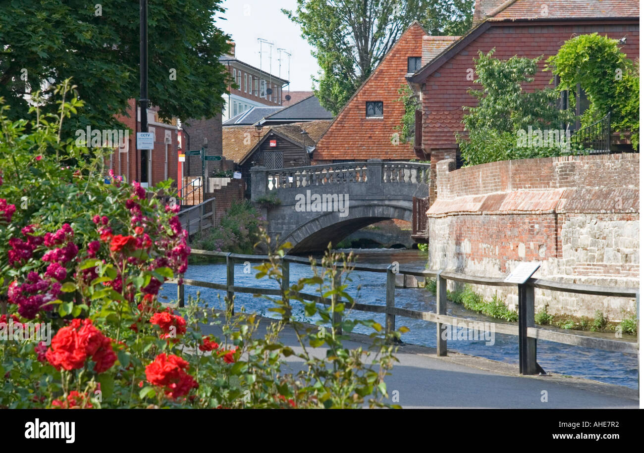 City bridge city mill winchester hi-res stock photography and images ...
