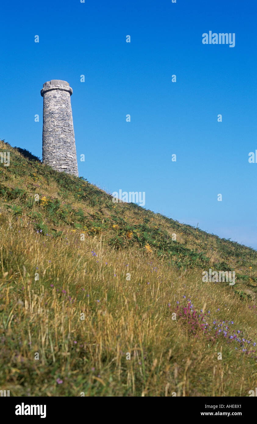 Old brickworks chimney on Anglesey Stock Photo - Alamy
