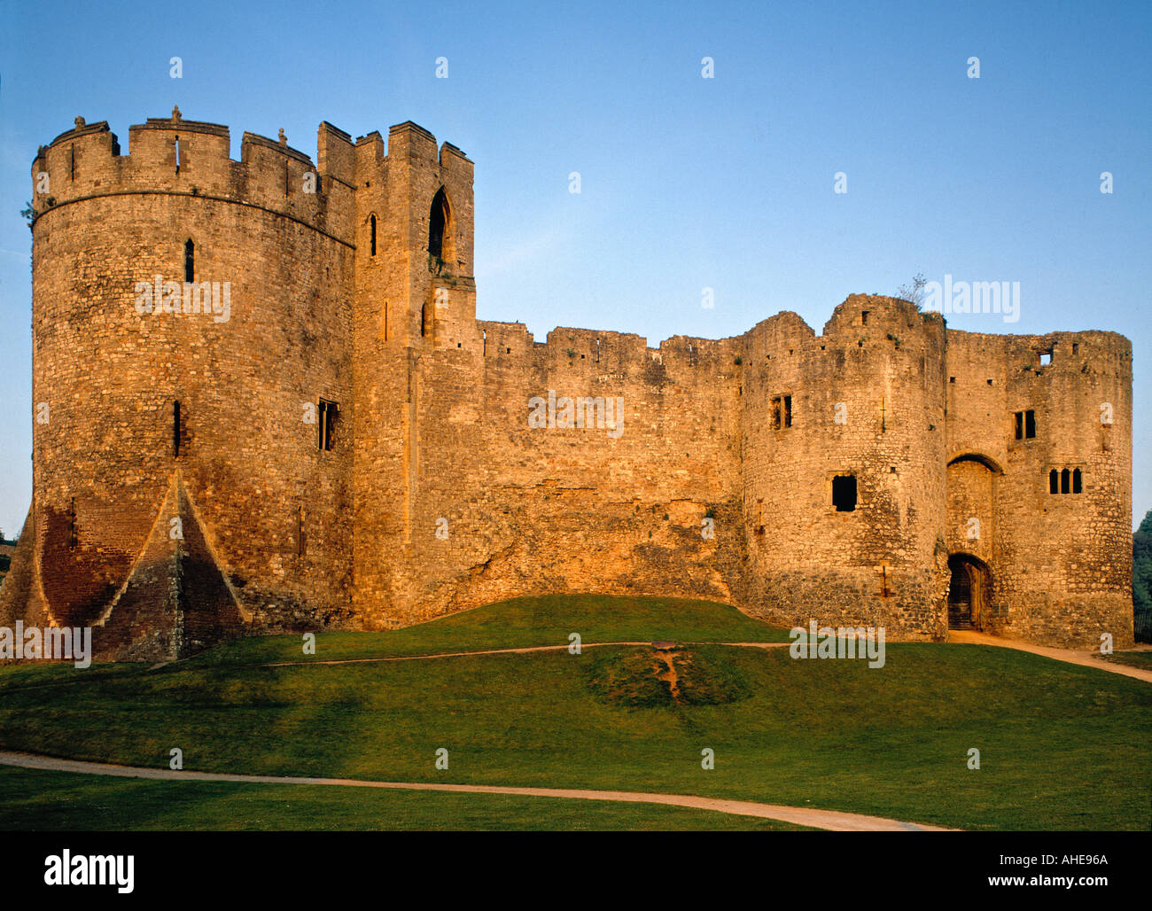 Chepstow Castle, Gwent, Wales, UK Stock Photo - Alamy