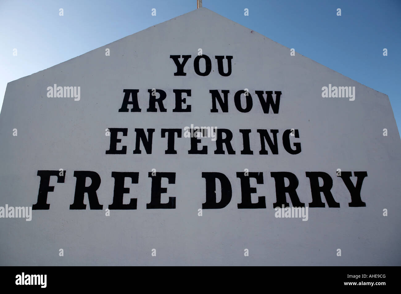 you are now entering free derry gable wall painting at free derry ...