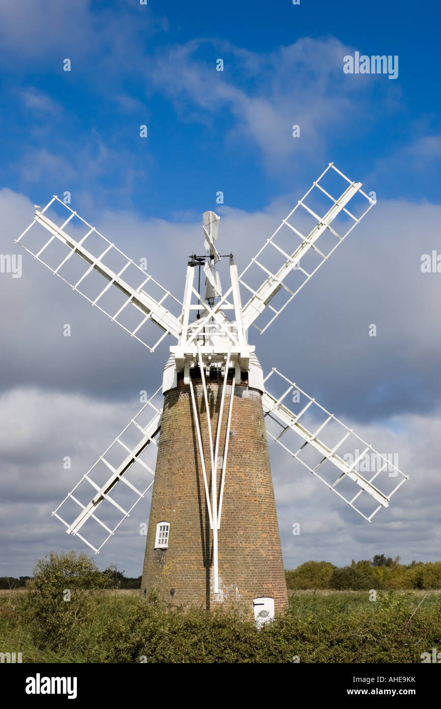 Turf Fen Drainage Mill, How Hill, River Ant, Norfolk Broads, East ...