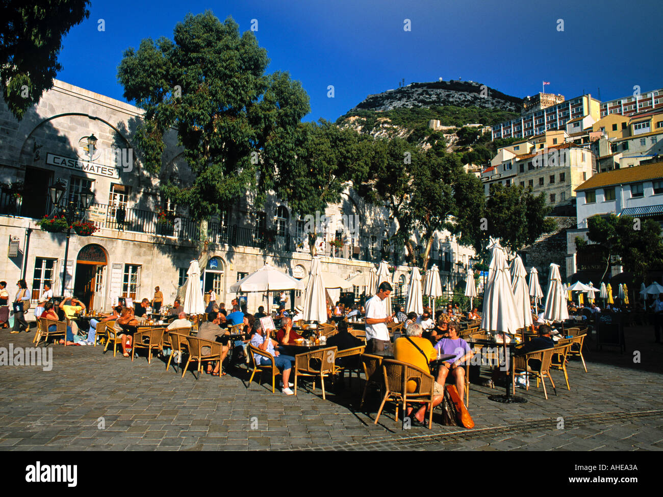 Gibraltar rock cafe hi-res stock photography and images - Alamy