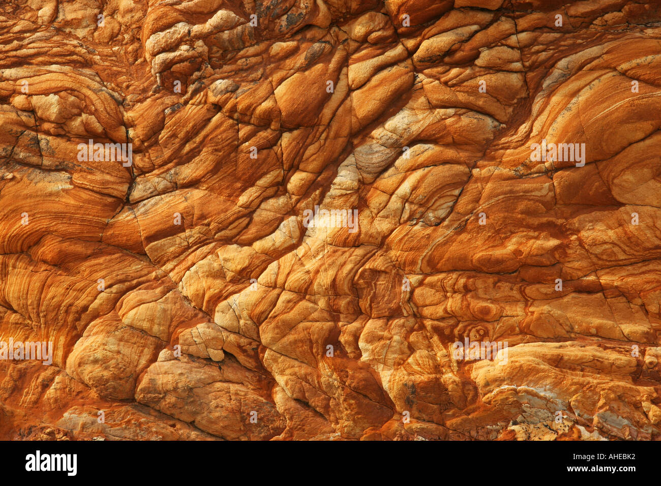 Sandstone Rock on the Onawe Peninsula on the south island of New ...