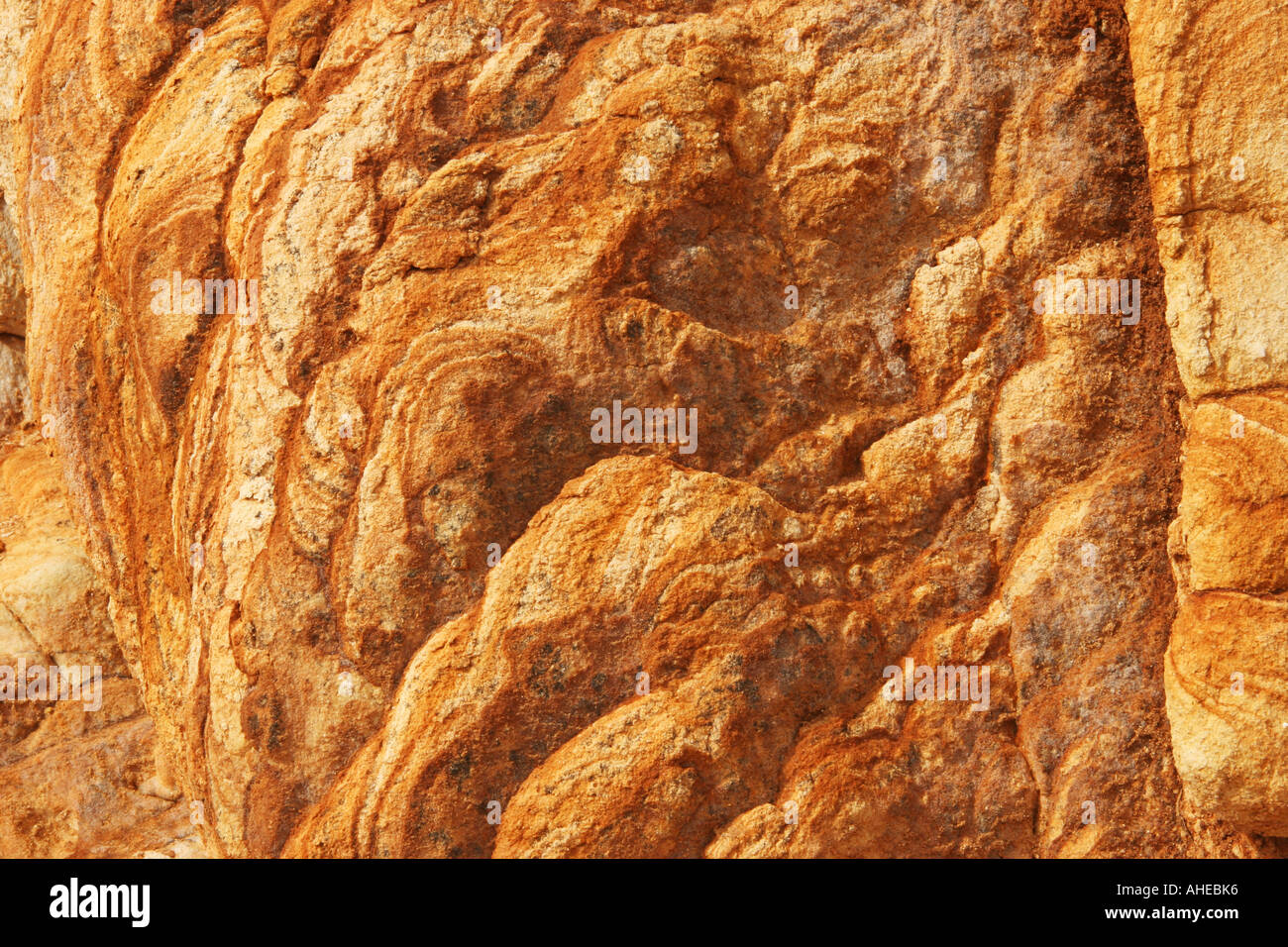 Sandstone Rock on the Onawe Peninsula on the south island of New ...