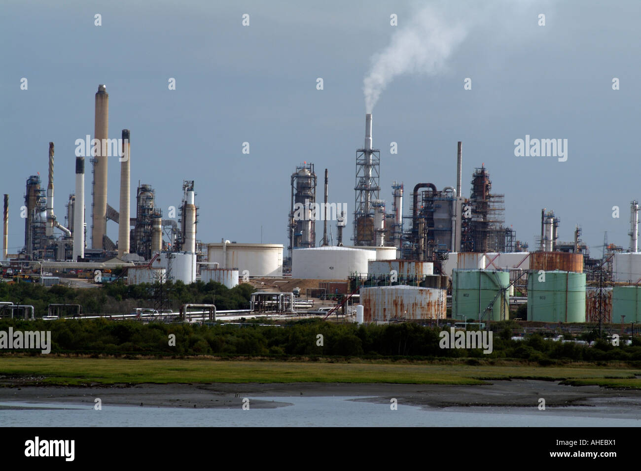 Fawley marine Terminal on Southampton Water hampshire southern England ...