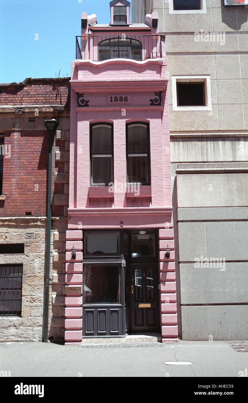 Pink building Sydney Australia Stock Photo - Alamy