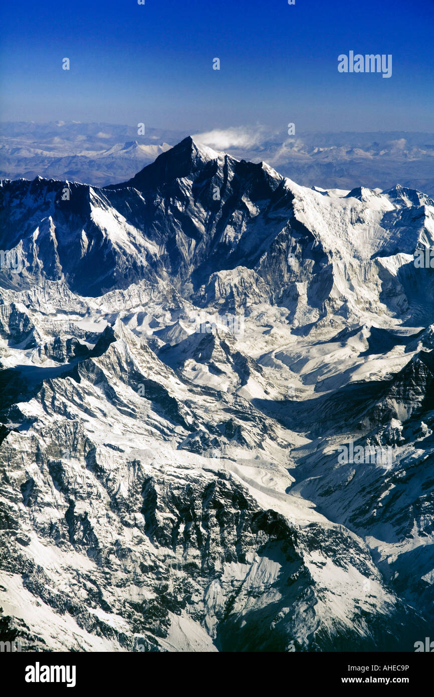 Mt everest aerial hi-res stock photography and images - Alamy