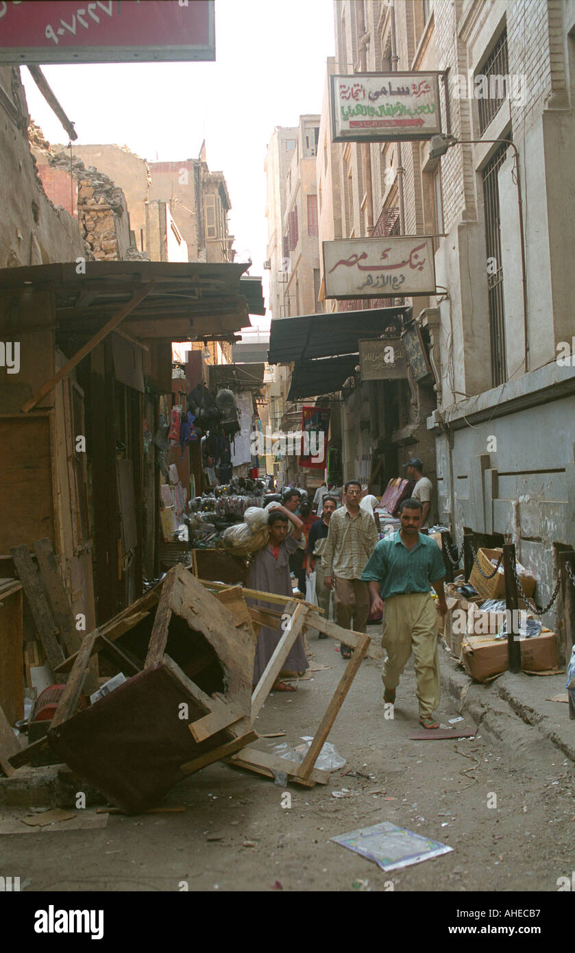 Cairo Market clutter Stock Photo - Alamy