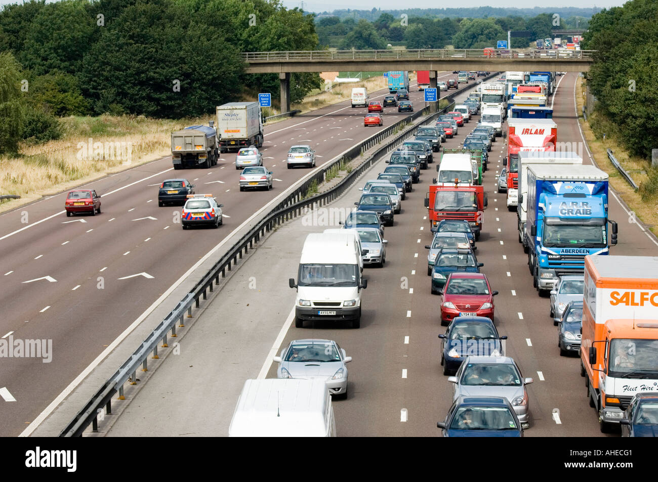 Traffic jam manchester hi-res stock photography and images - Alamy
