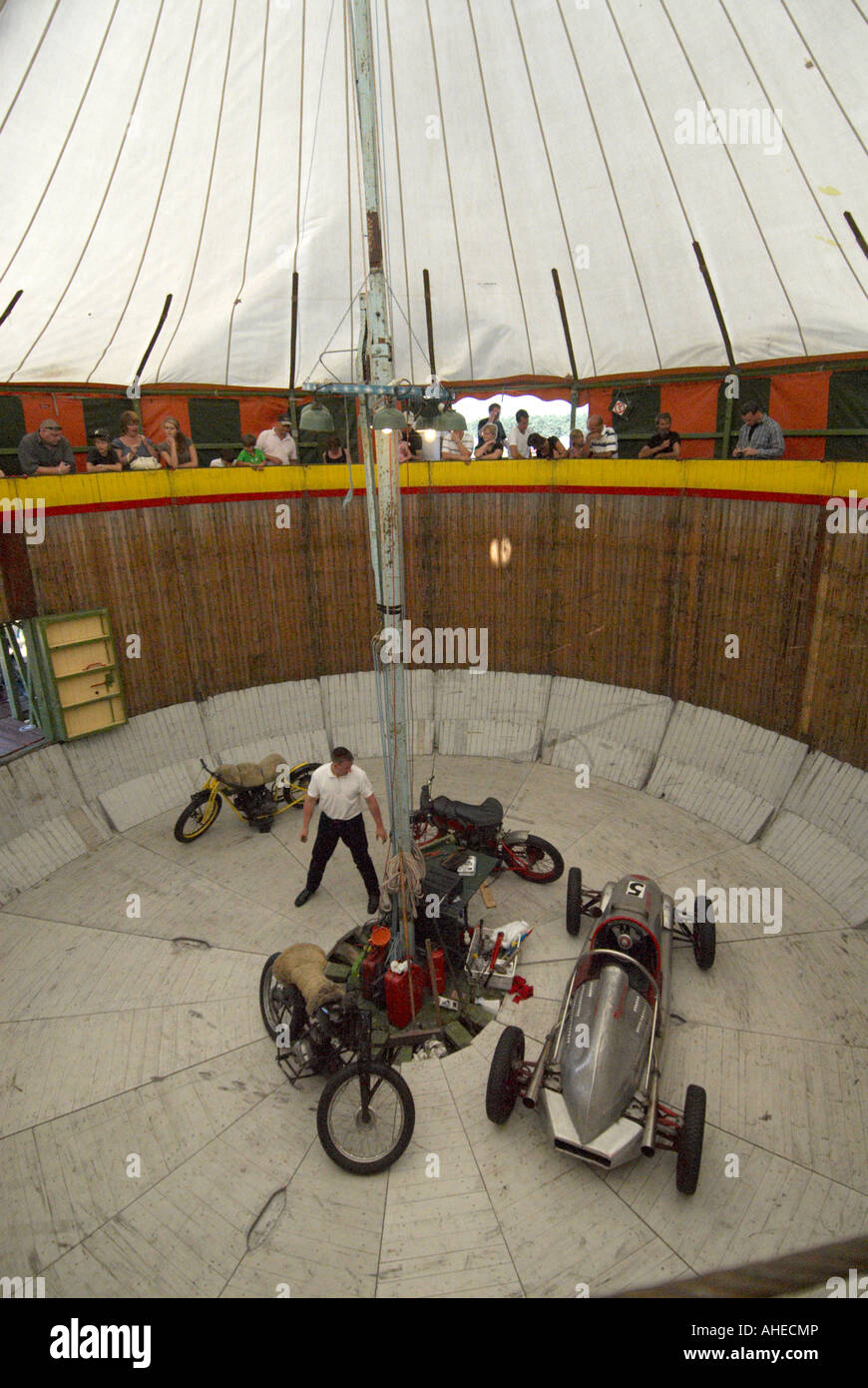 William Arne motorcircus at the Kivik market Stock Photo - Alamy
