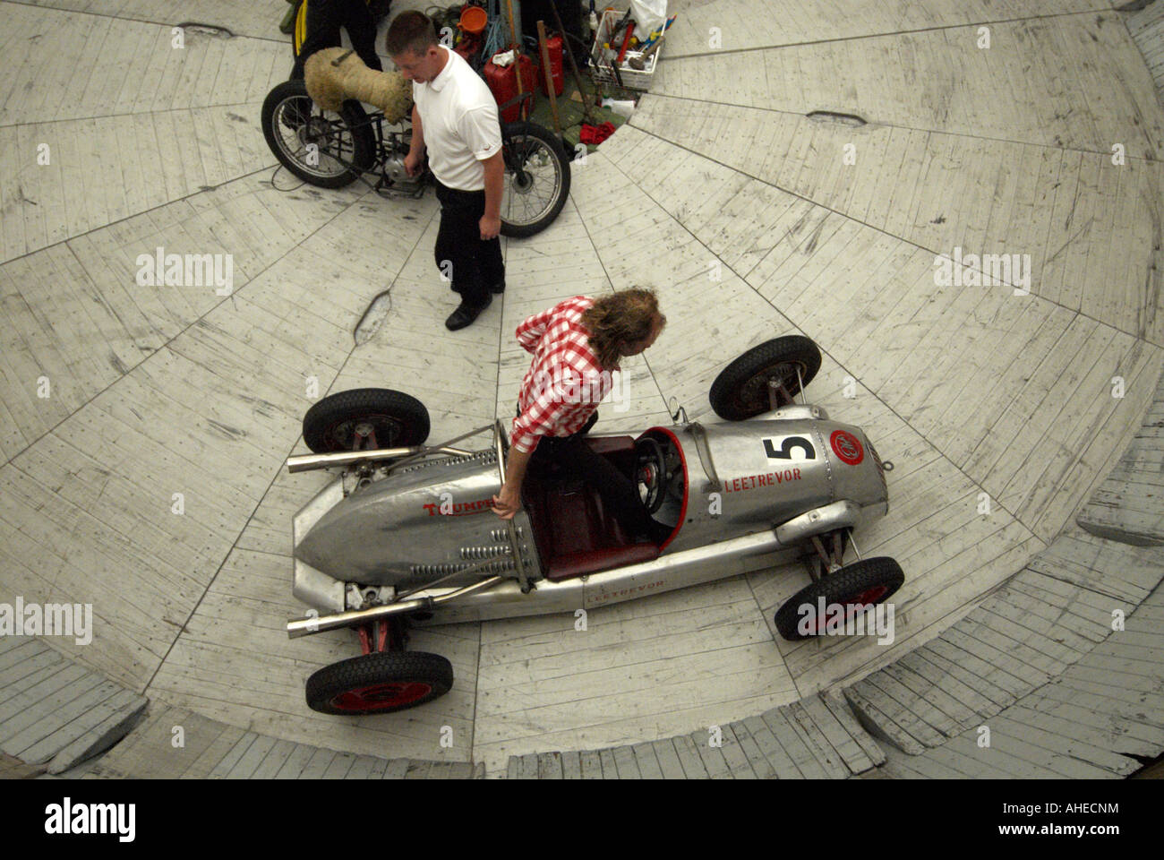 William Arne motorcircus at the Kivik market Stock Photo - Alamy