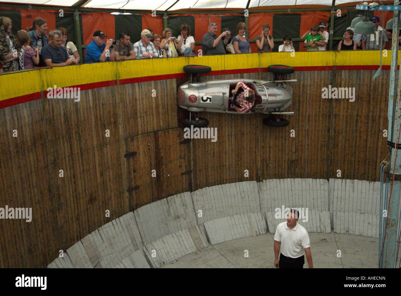 William Arne motorcircus at the Kivik market Stock Photo - Alamy