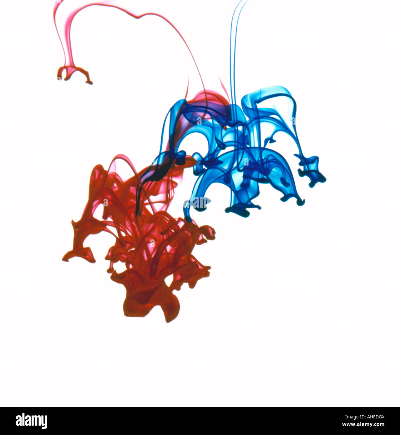 red and blue ink Stock Photo - Alamy