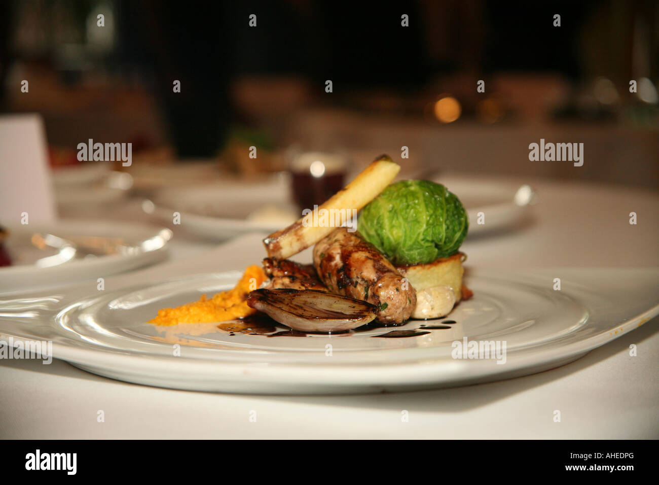 Various foods at a food fair Stock Photo - Alamy