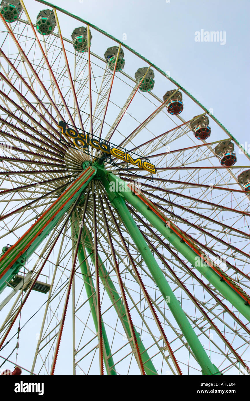 Ferris Wheel at Fairground Stock Photo - Alamy
