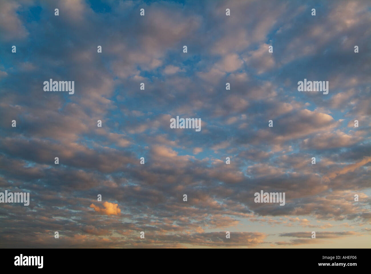 Sky sunset patterns Stock Photo - Alamy