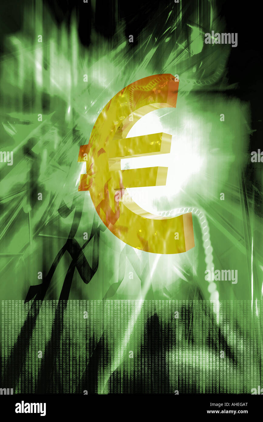 Sign of Euro Stock Photo - Alamy