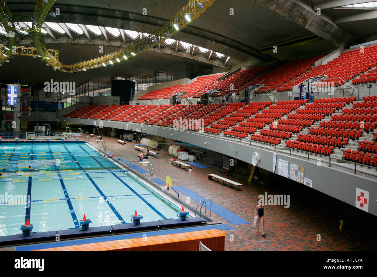Olympic Pool of Montreal Quebec Canada Stock Photo - Alamy