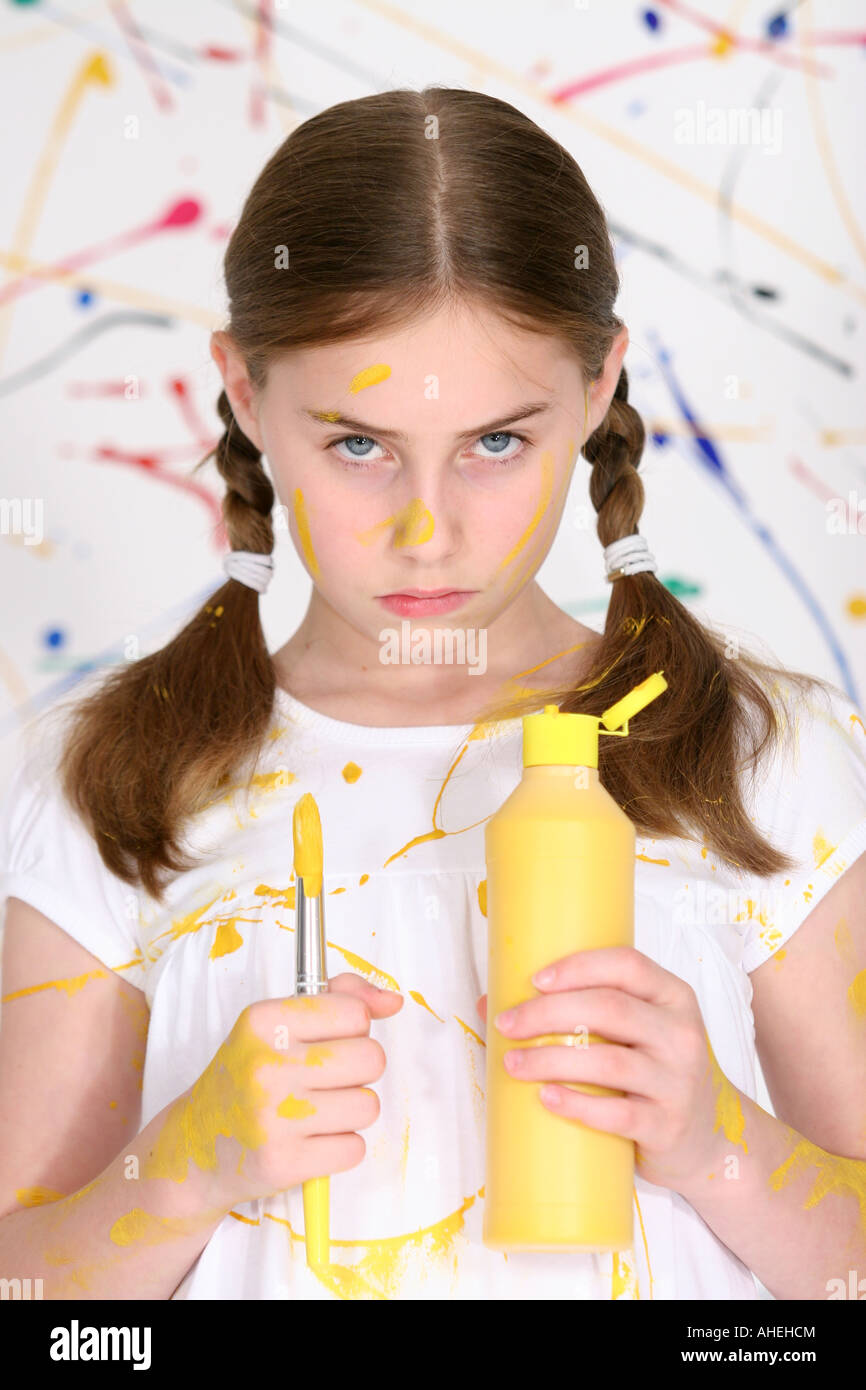 Paint on clothes hi-res stock photography and images - Alamy