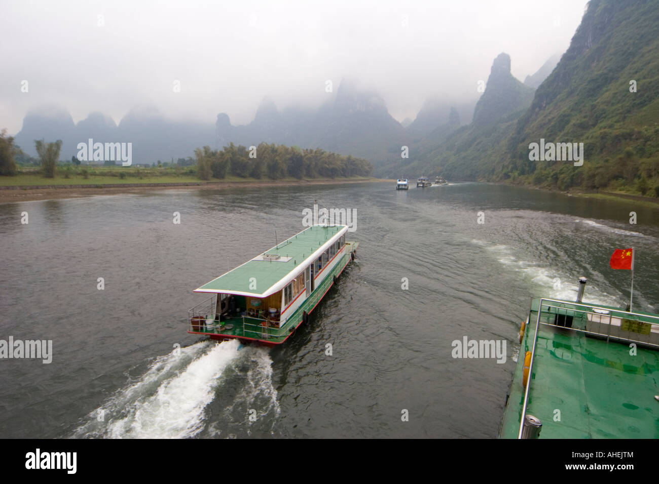 Li River boat trip Stock Photo - Alamy
