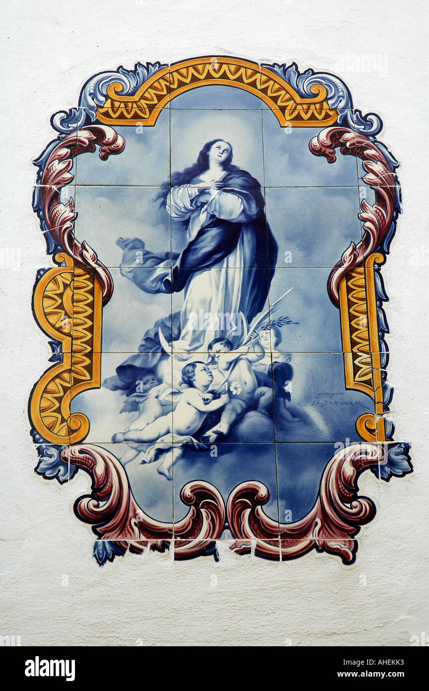 Catholic tile mural hi-res stock photography and images - Alamy