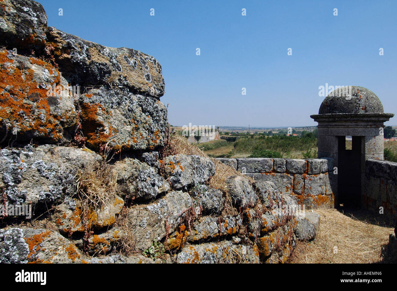 The Castle of Almeida in the sub-region of Beira Interior Norte and the ...