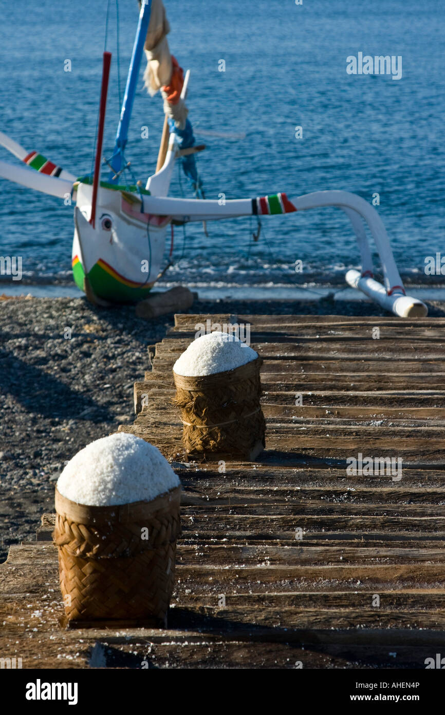 Traditional salt making of amed hi-res stock photography and images - Alamy