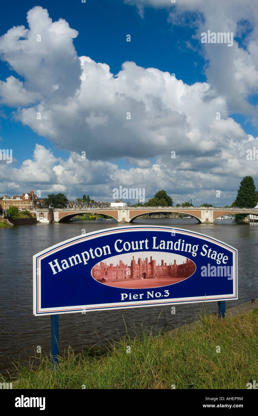 Hampton court landing stage hi-res stock photography and images - Alamy
