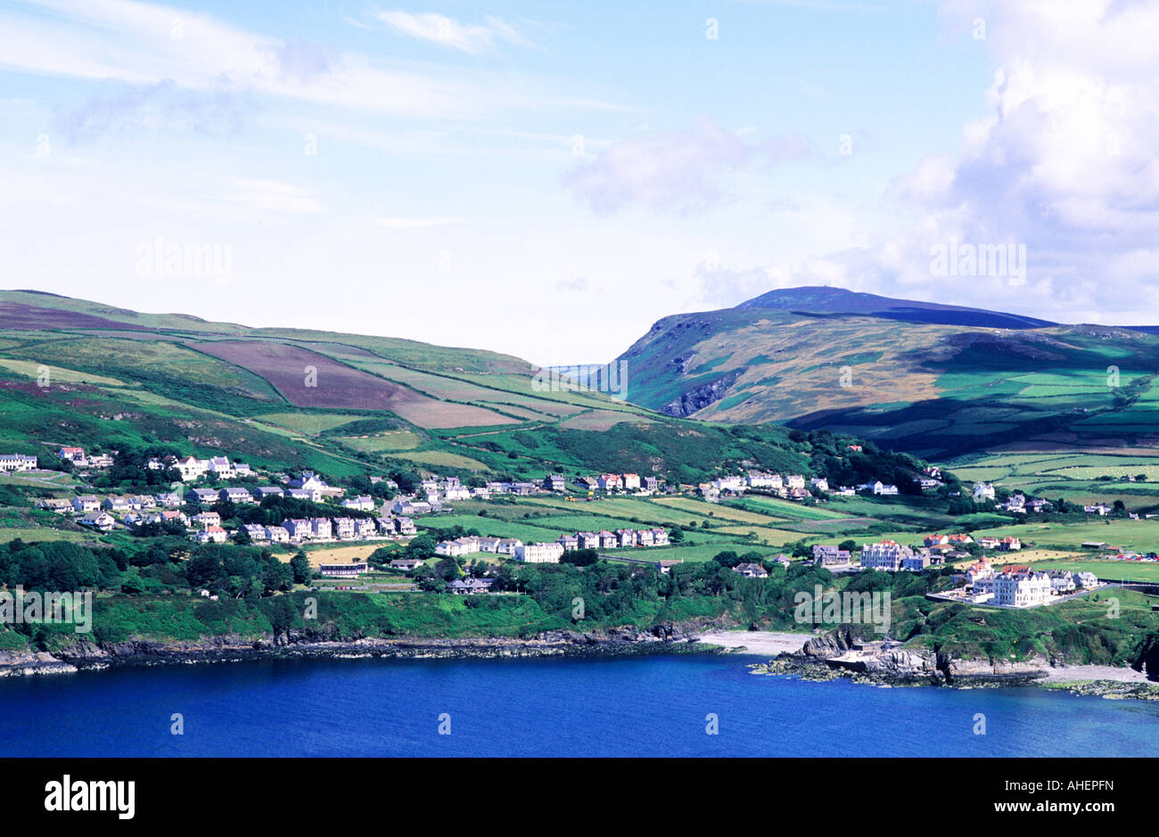 Port Erin Town Bay Isle of Man UK Manx coastal scenery coast travel ...