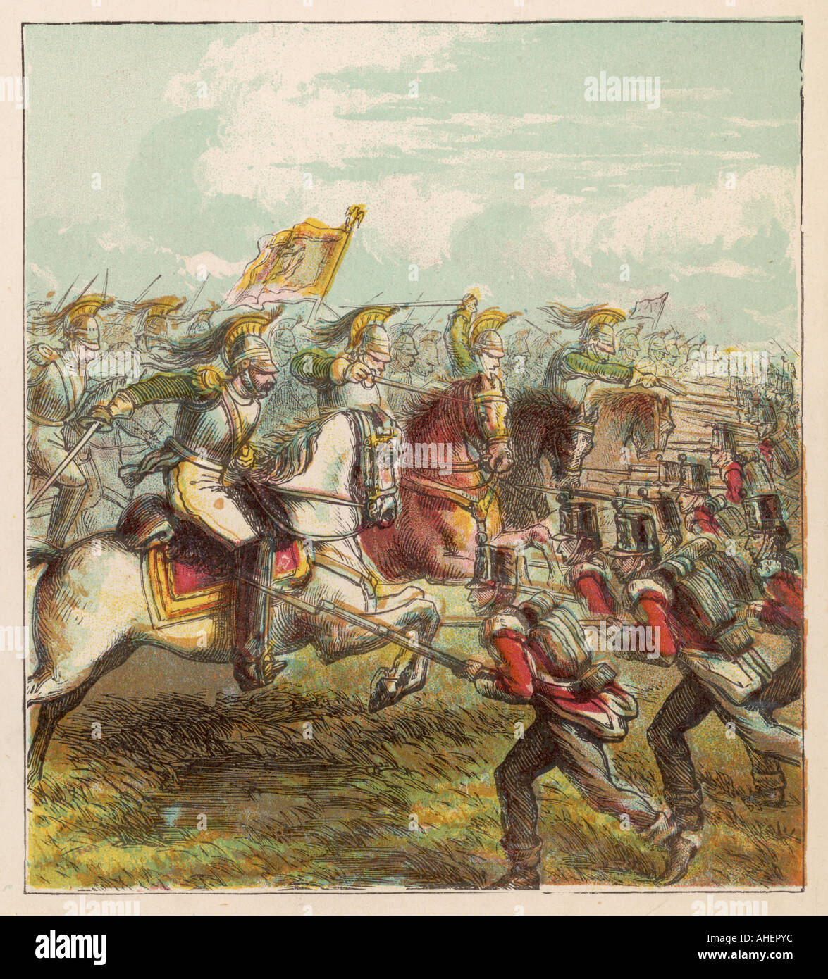 Battle Of Waterloo Stock Photo - Alamy