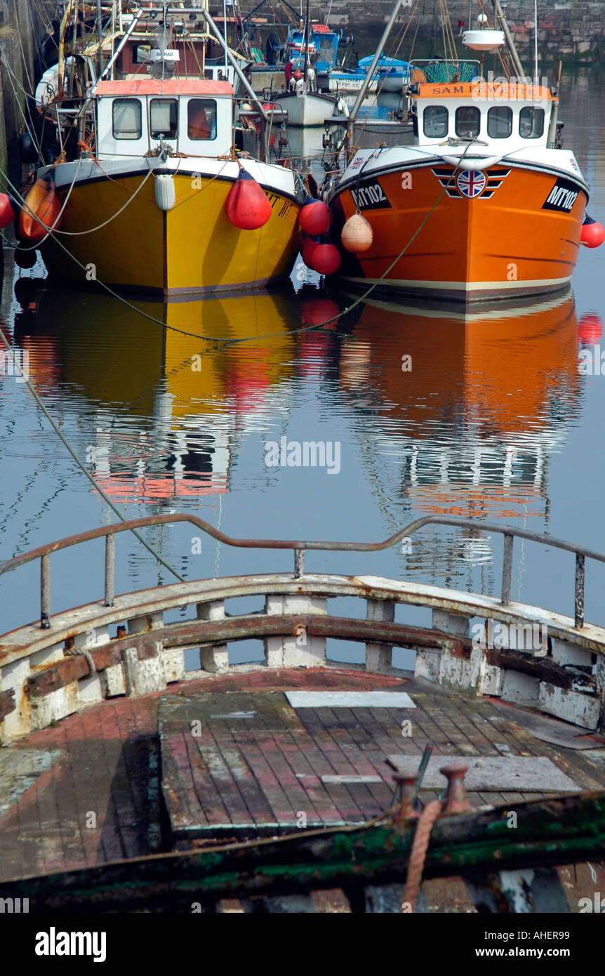 two fishing boats Stock Photo - Alamy