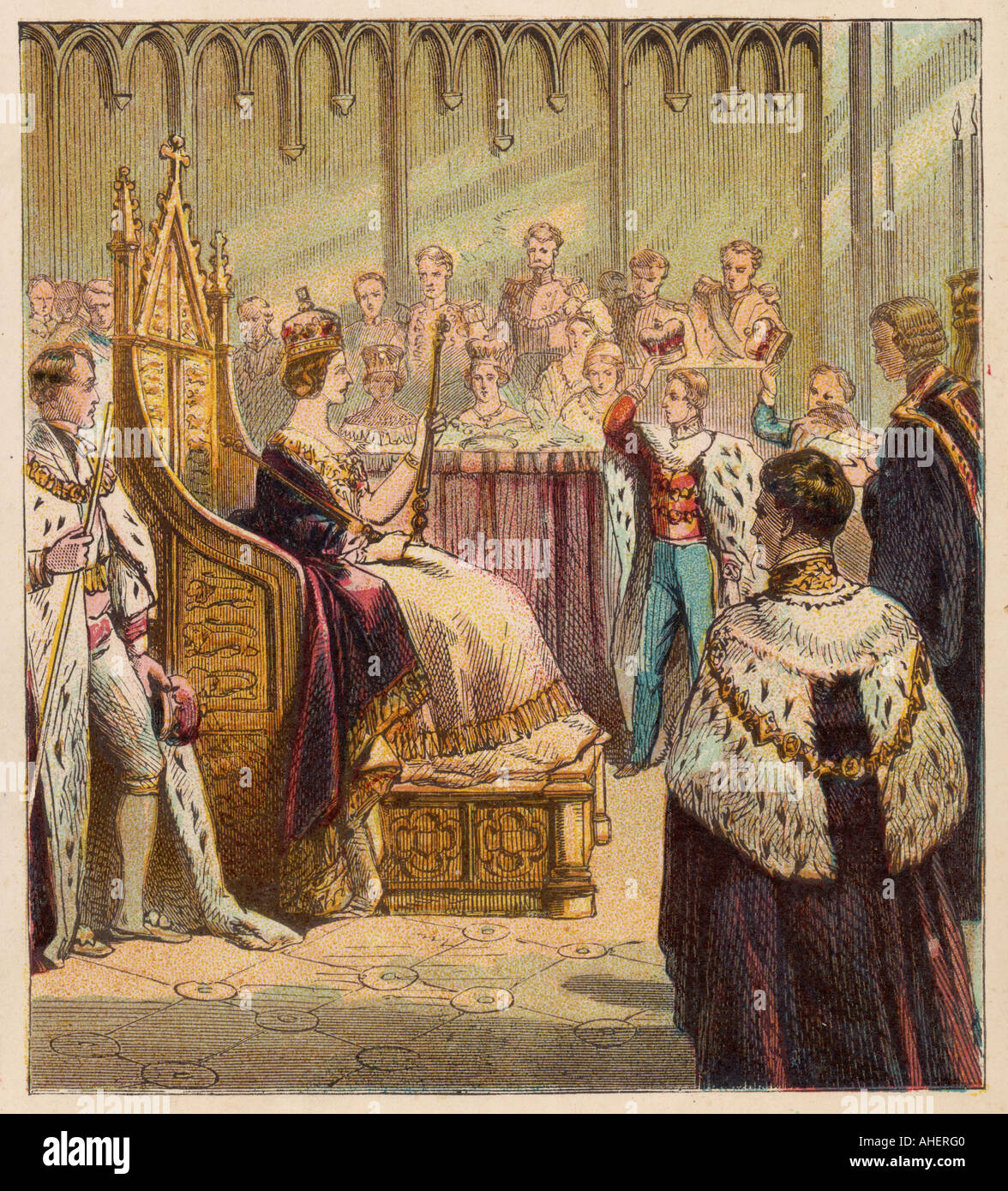 Coronation Of Queen Victoria Stock Photos & Coronation Of Queen ...