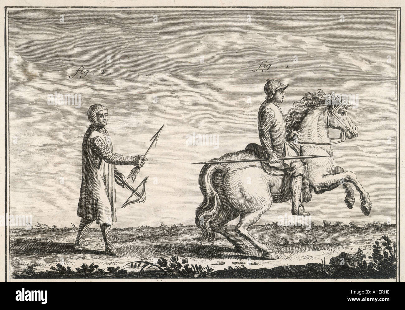 French Soldiers 15th C Stock Photo - Alamy