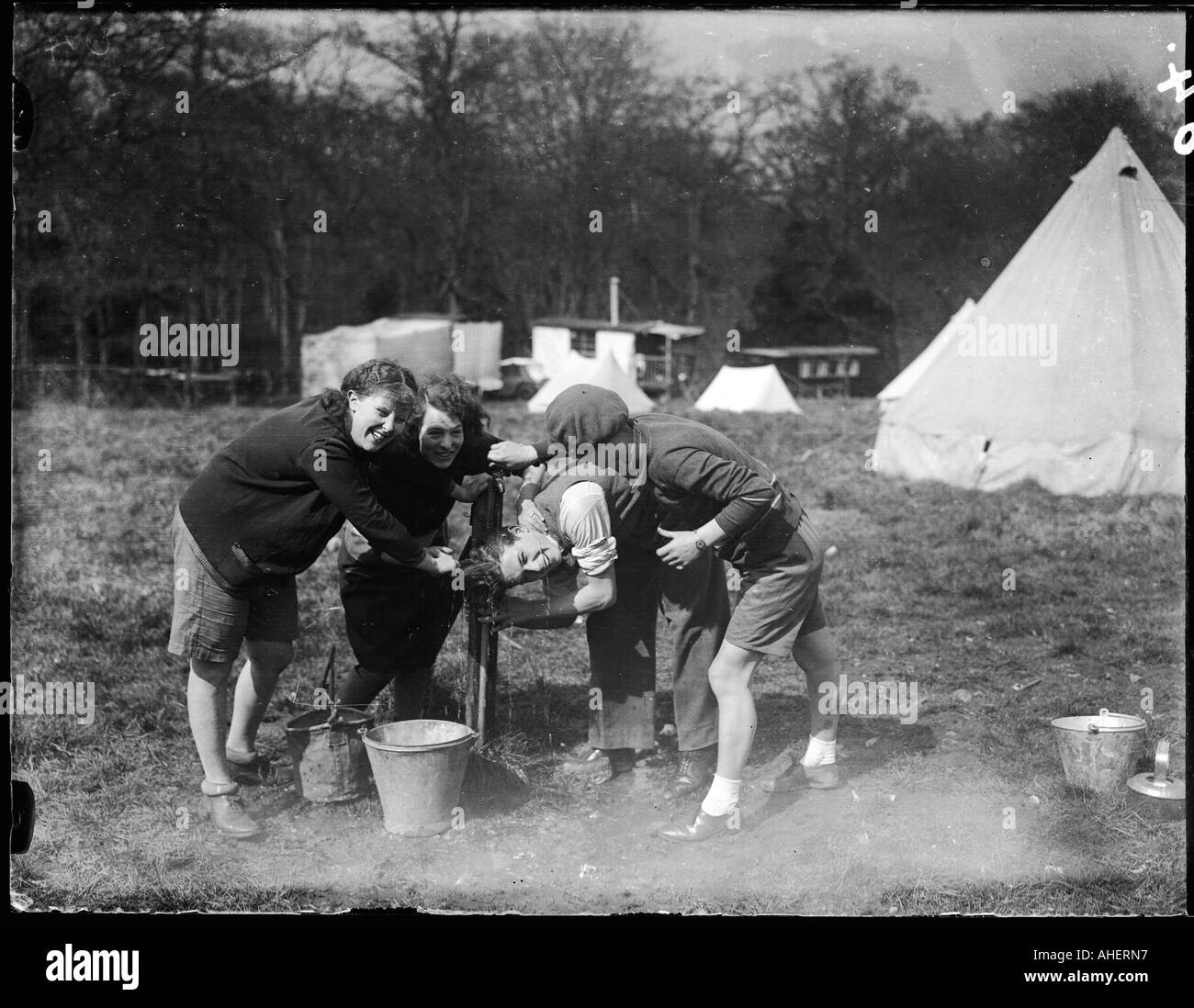 Meal for four Black and White Stock Photos & Images - Alamy