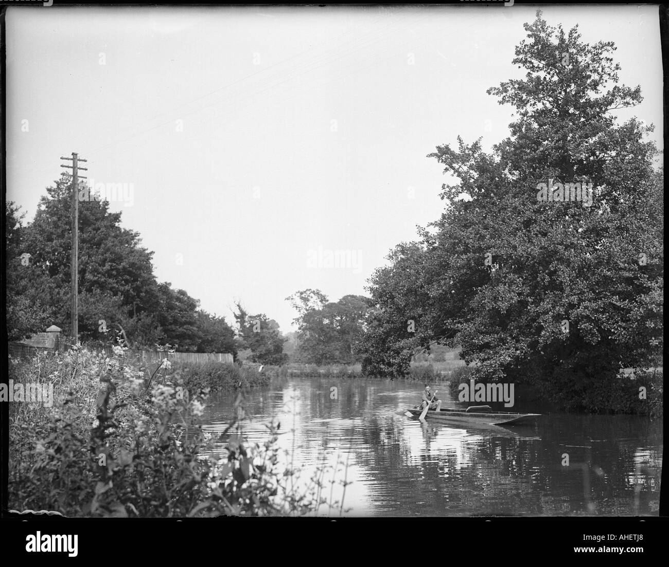 Rowing in boat Black and White Stock Photos & Images - Alamy