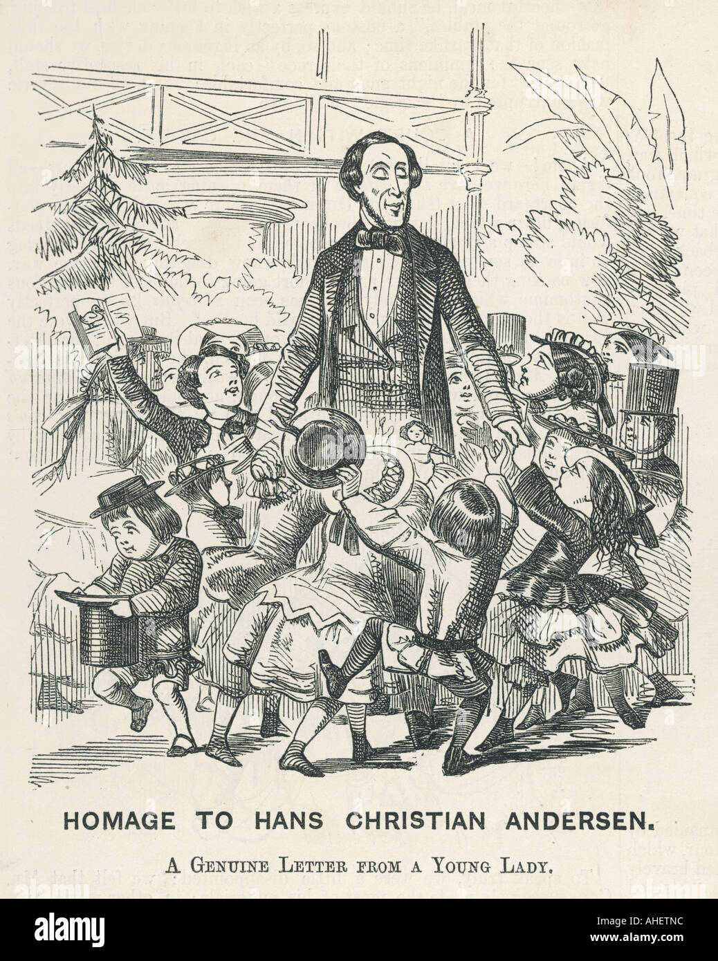 Andersen In England 1857 Stock Photo - Alamy