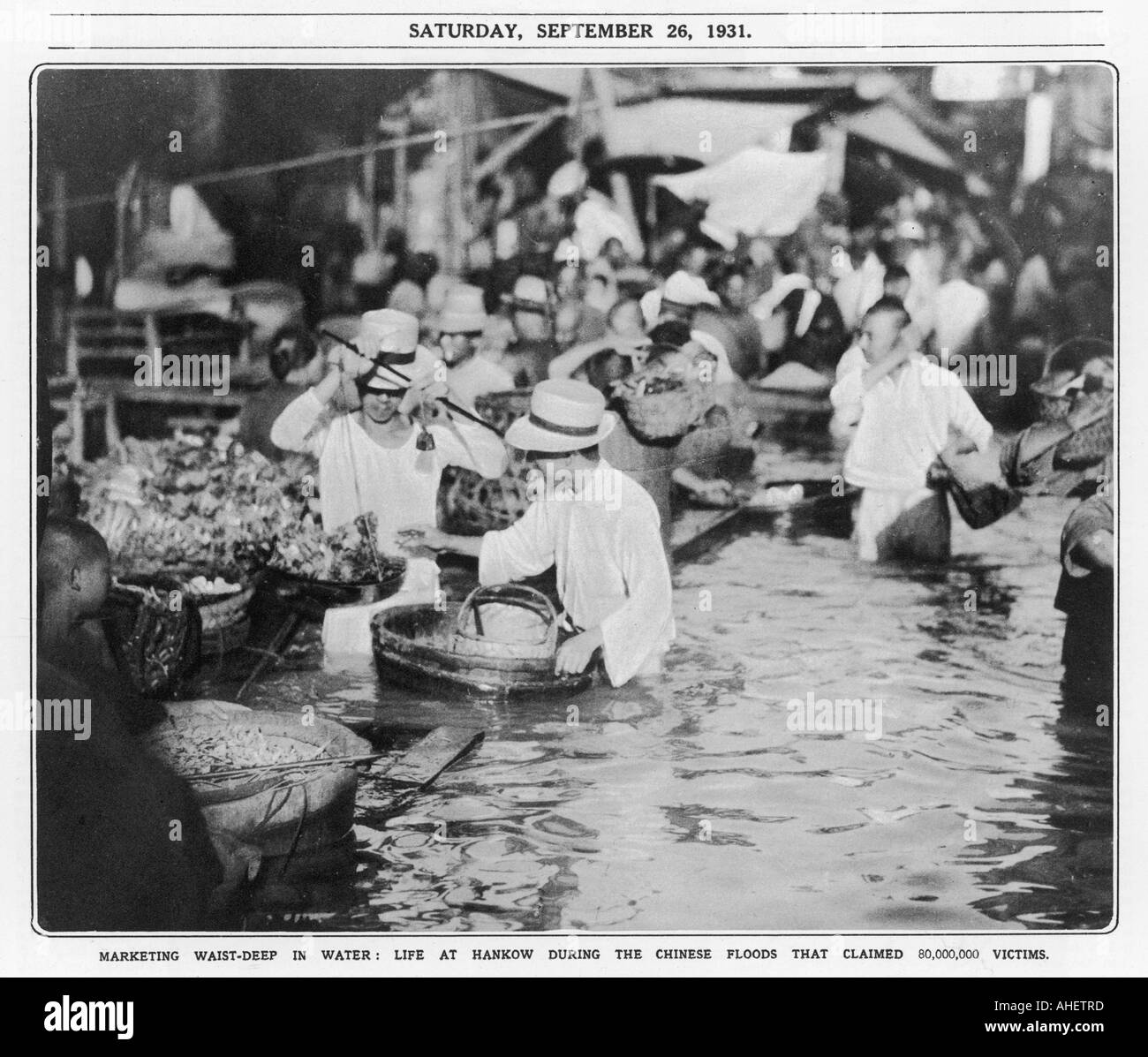 1931 china flood hi-res stock photography and images - Alamy
