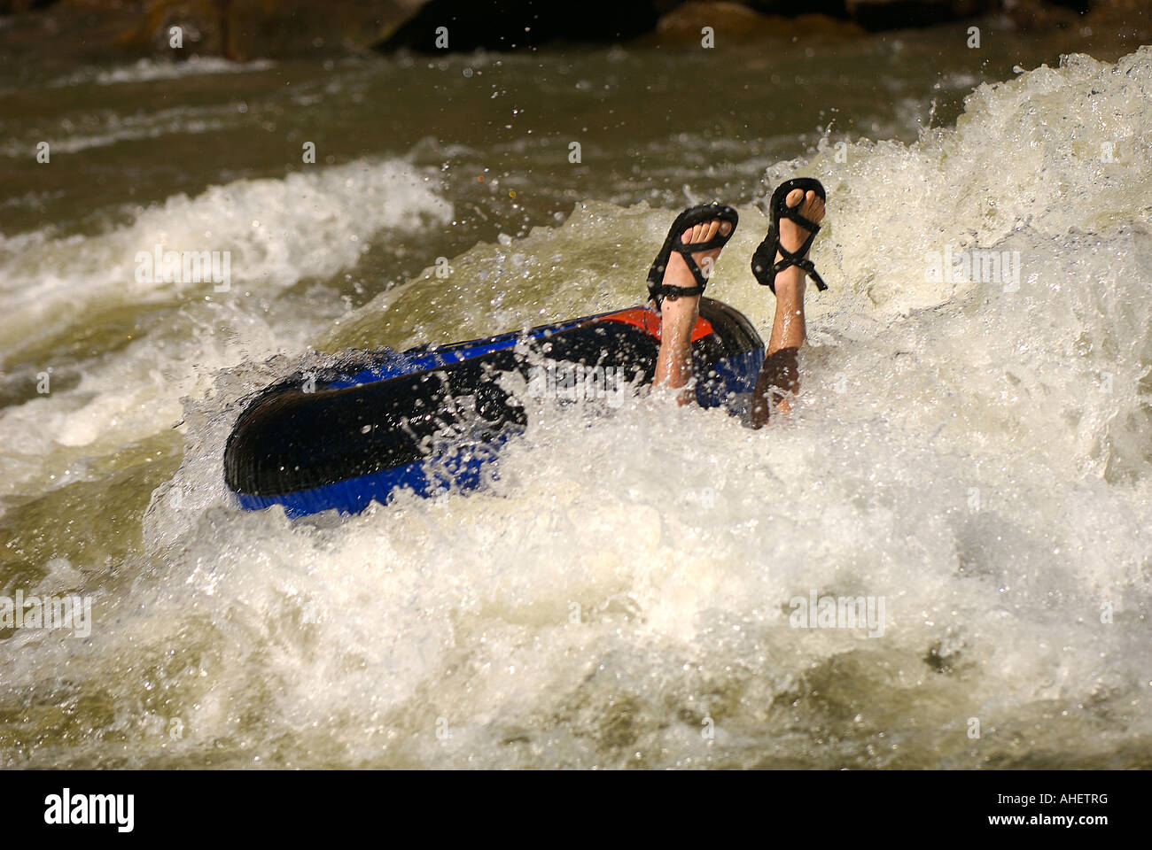 Swimming floatation tube underwater hi-res stock photography and images ...