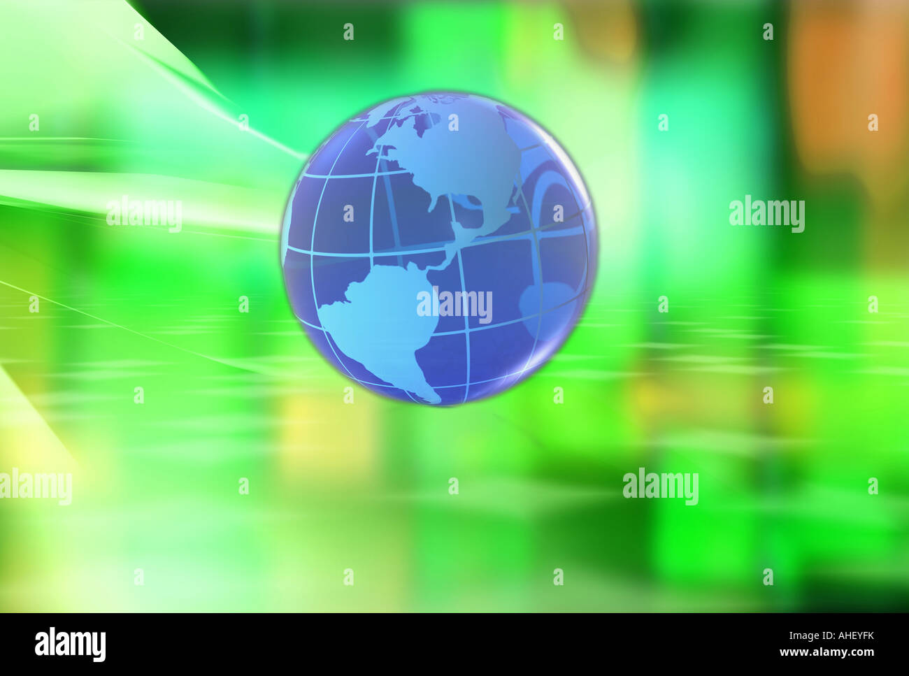 Poster globe background Stock Photo - Alamy