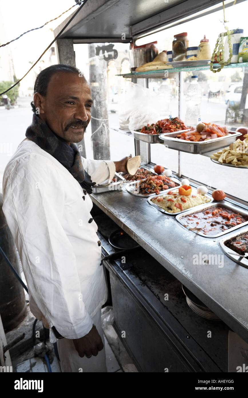 Fast food in Luxor Stock Photo - Alamy