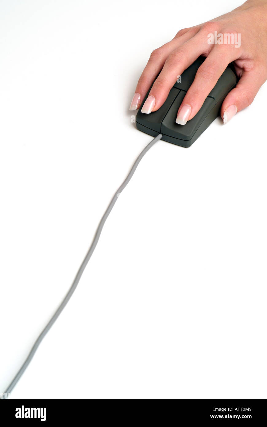 Vertical computer mouse Cut Out Stock Images & Pictures - Alamy