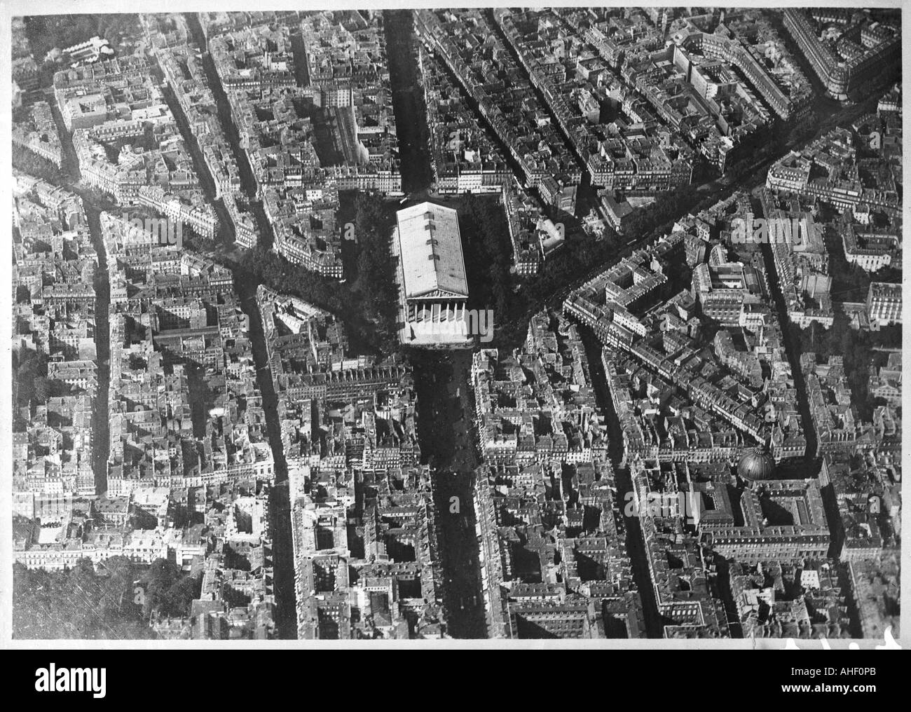 Paris From The Air Stock Photo - Alamy