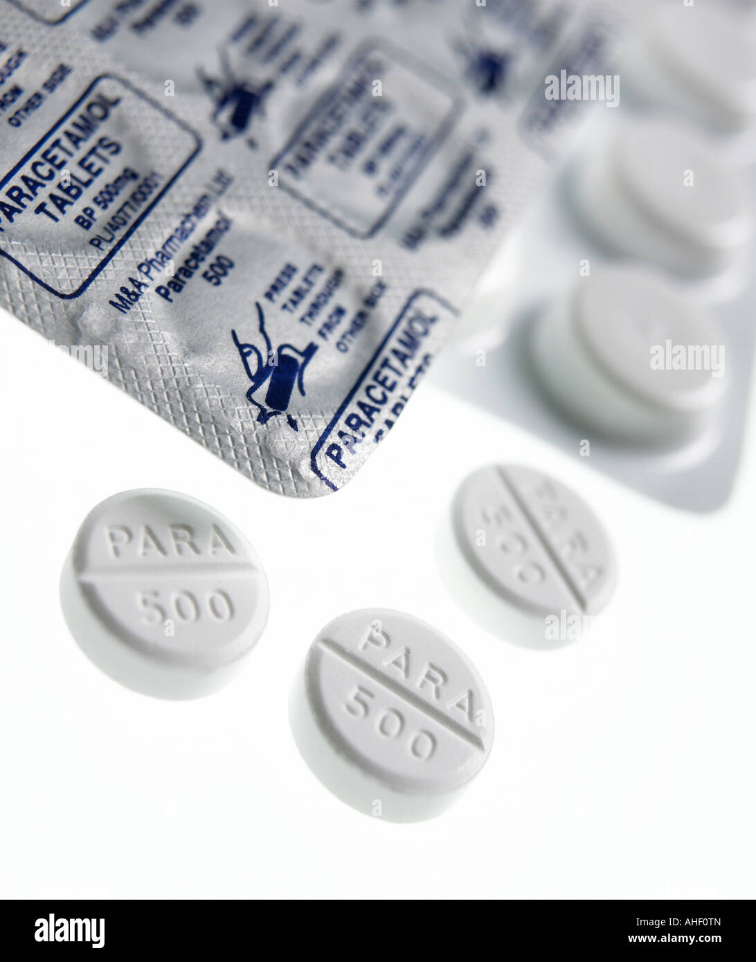 PARACETAMOL PAIN KILLER TABLETS Stock Photo - Alamy