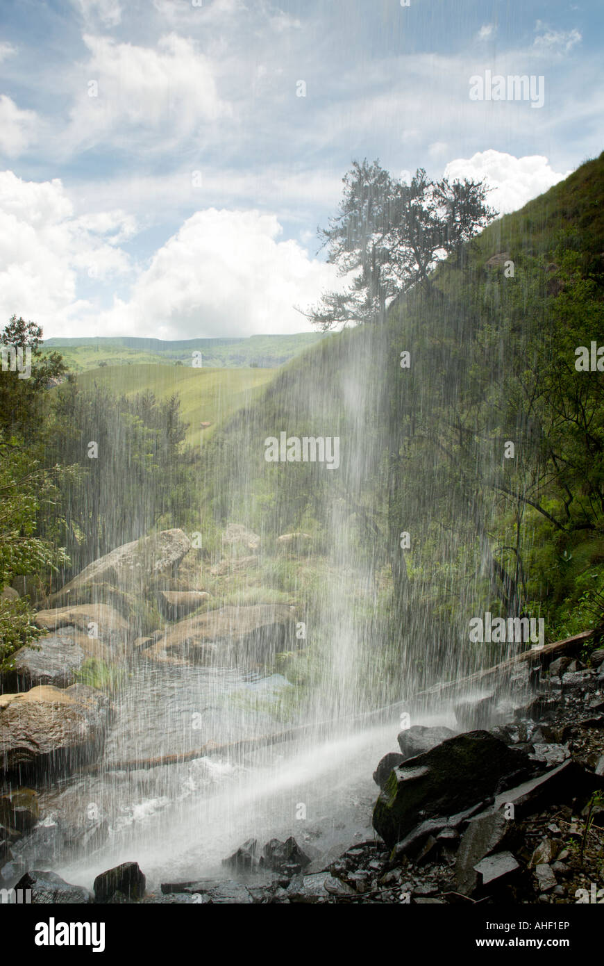 Waterfall in the Drakensberg, South Africa Stock Photo - Alamy