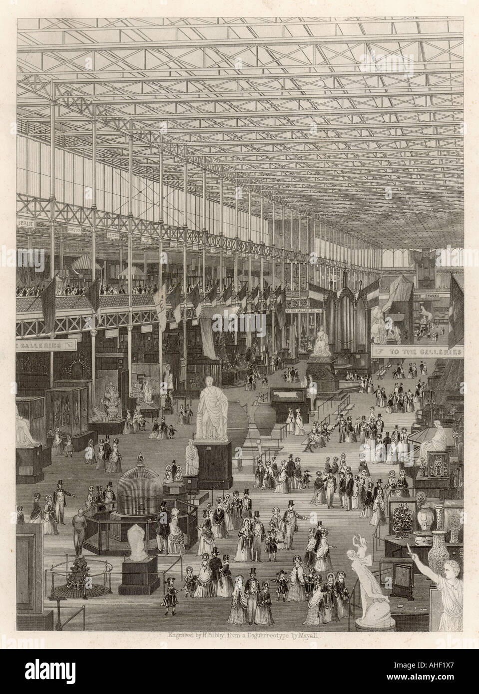 Crystal palace great exhibition statue hi-res stock photography and ...