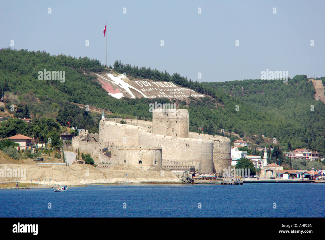 Kilitbahir Fort Gallipoli also known as Lock of the Sea guards ...