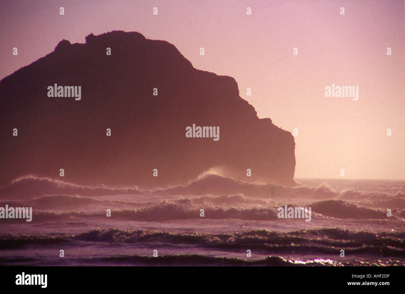 A huge rock outcrop resembling a drowning womans head looms out of the ...