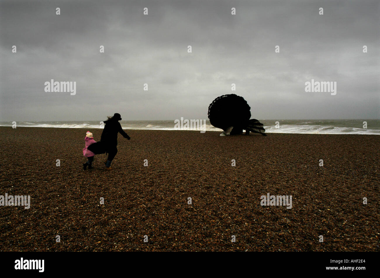 Scallop Shell by Maggie Hambling on Aldeburgh Beach, Suffolk, England ...