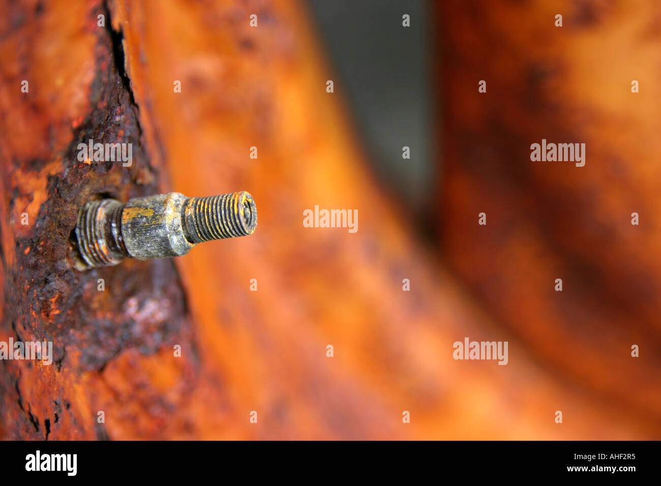 old rusty wheel and valve Stock Photo - Alamy